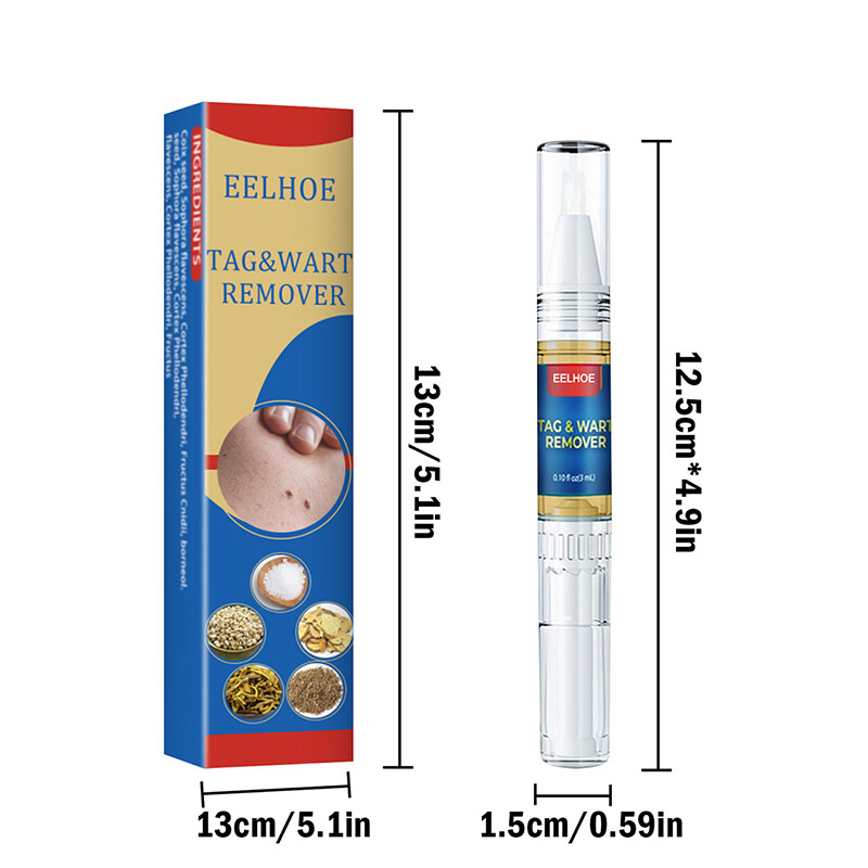 3ml Liquid Genital Wart Treatment Papillomas Removal Pen Care solution ...