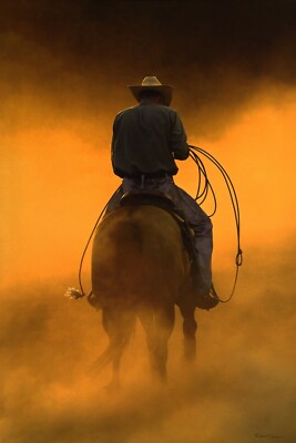 Robert Dawson, "Teo on the Ranch", open edition print, Image Size:36"h ...