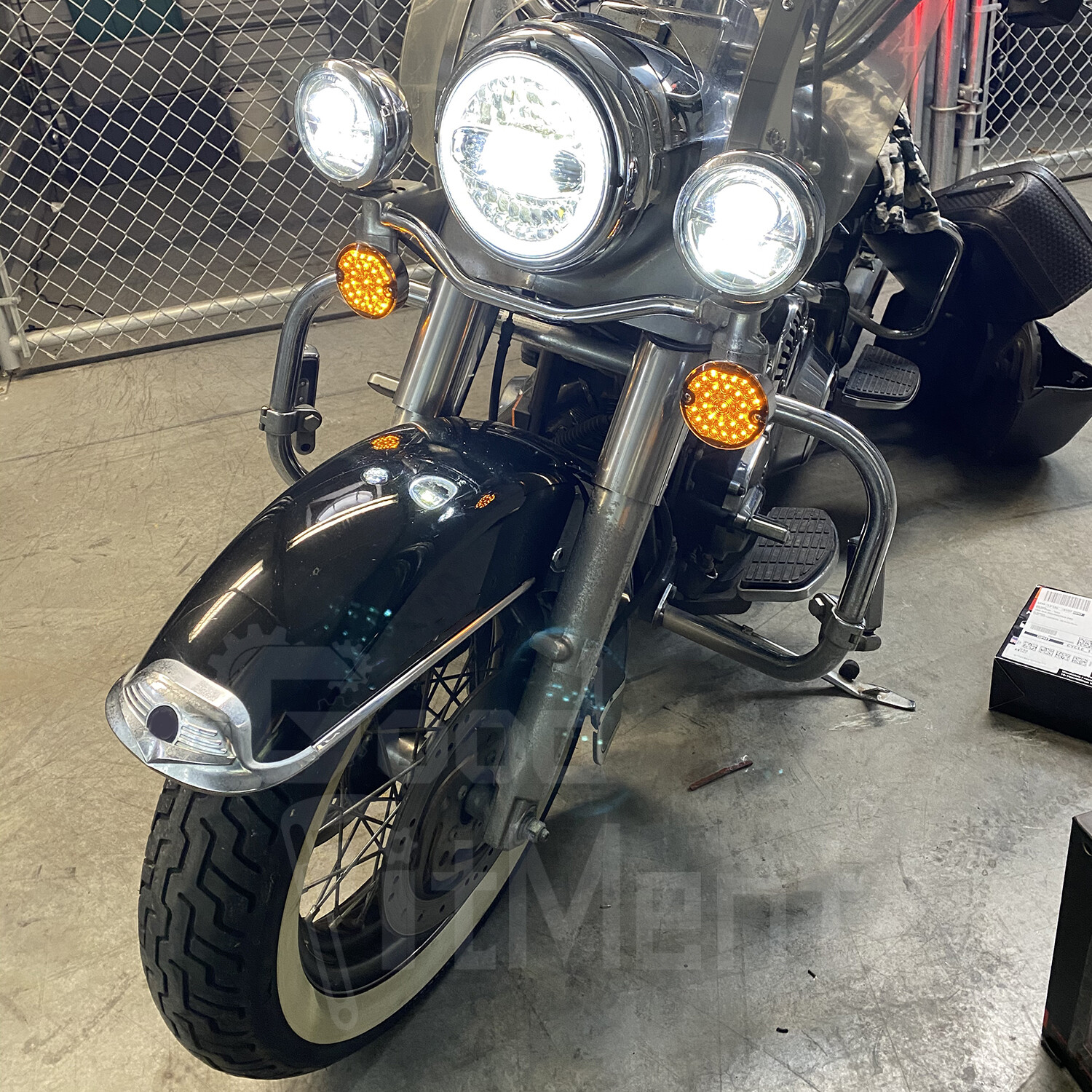 2Pcs 1157 LED Turn Signals Blinker Light For Harley Heritage Softail ...