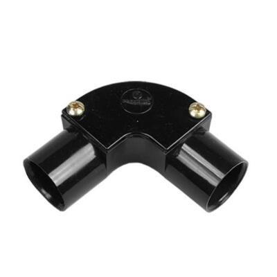 20mm Black PVC Inspection Elbow for Electric Cable Wire Conduit 90 ...