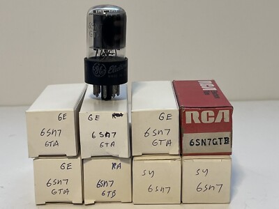 One Vintage Tested 6SN7 Vacuum Tube | eBay