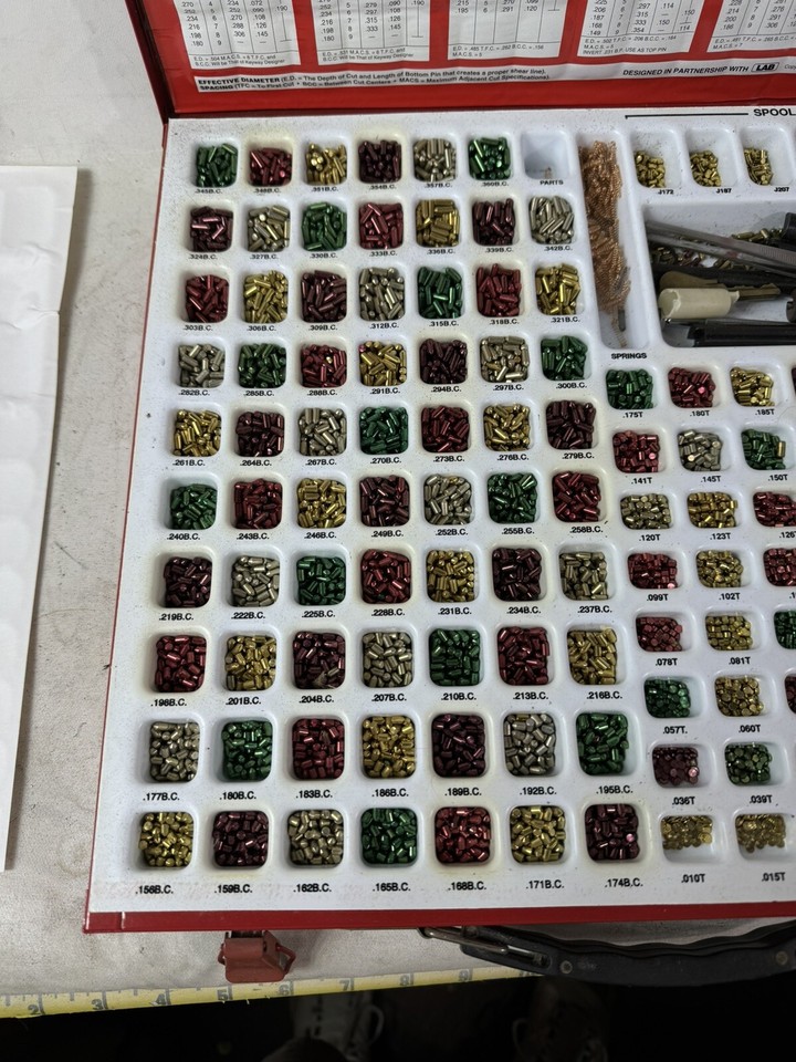 Professional Locksmith Universal Color Pinning Kit - Foley Belsaw | eBay