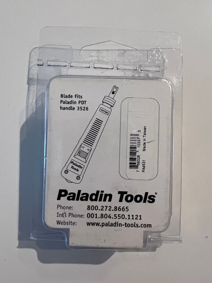 Paladin Tools PA4531 Punchdown Blade Reversible 66- Fits Paladin PDT ...