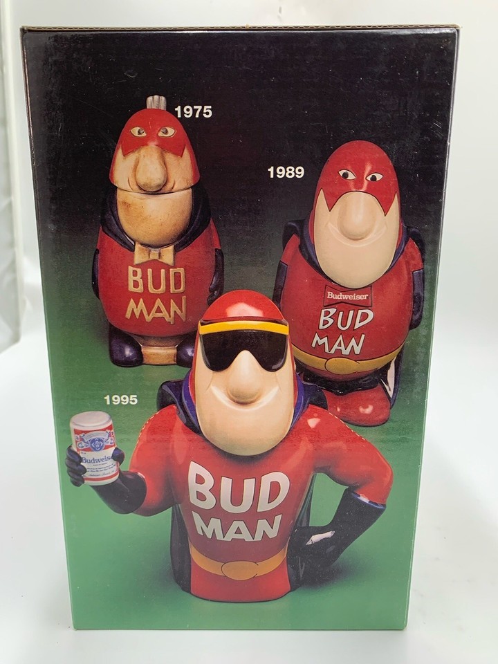 MINT CONDITION!! Vintage 1999 BUDWEISER 30th Anniversary Bud Man Stein ...