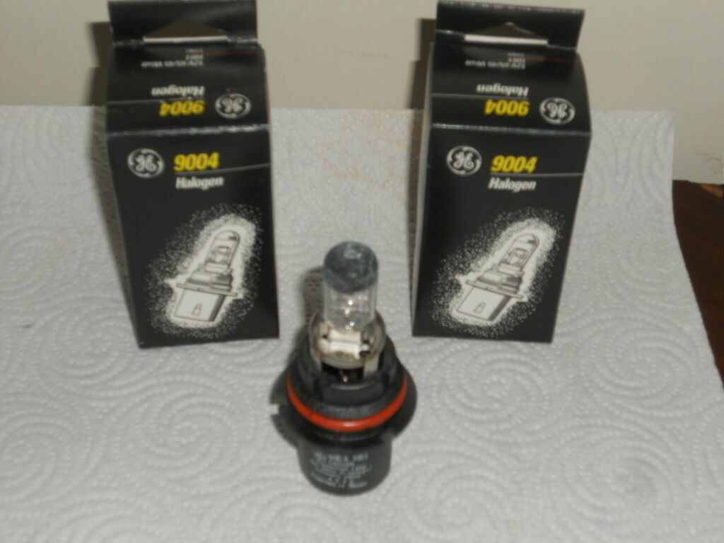 2X 9004 HB1 NEW Genuine GE Halogen Headlight Bulb Lamp IN BOXES -TWO ...