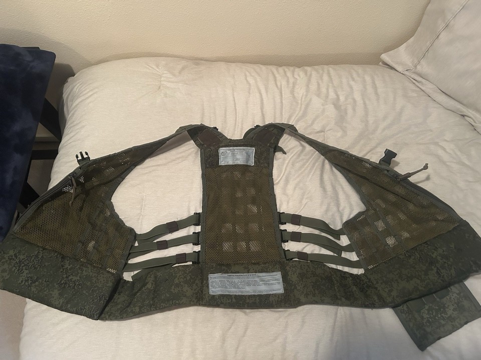 Russian Ratnik 6SH117 Load Bearing Vest Digiflora EMR | eBay