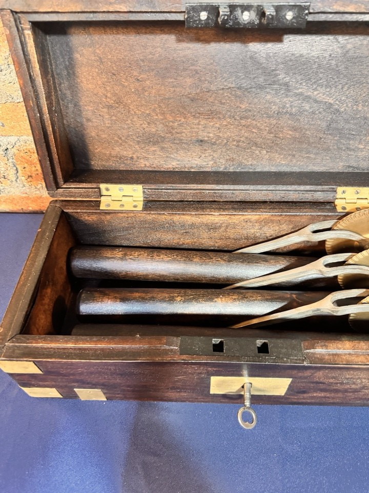 Antique Wooden Box Bookbinding Brass Roll finishing Gilding Tool Wheels ...