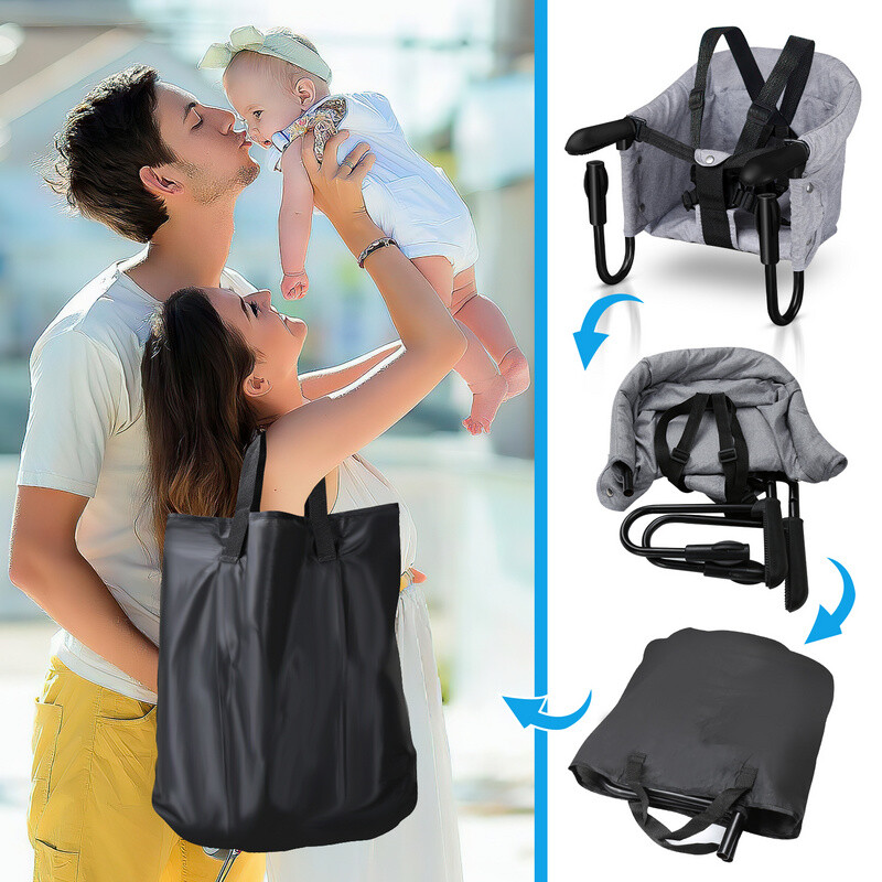Tischsitz Faltbarer Babysitz Babystuhl Hochstuhl für Baby Kinder ...