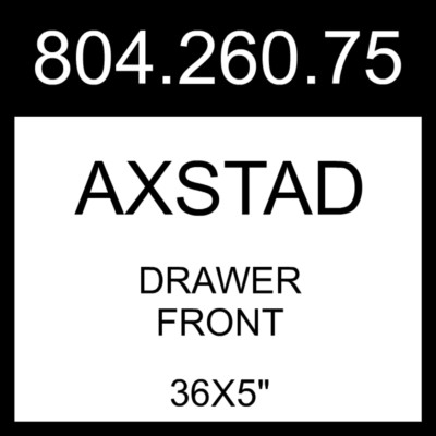 IKEA AXSTAD Drawer Front Matt White 36x5" 804.260.75 | eBay