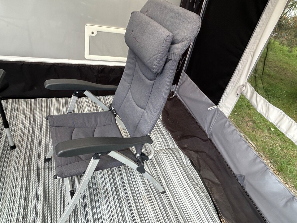 Two Isabella Thor Folding Caravan Chair - Dark Grey | eBay UK