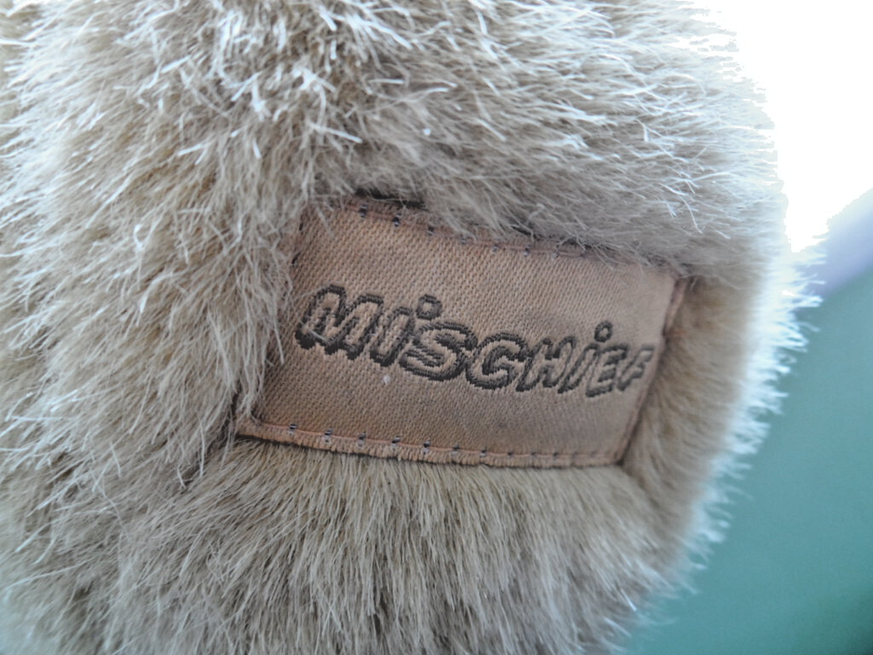 Large John Lewis Mischief teddy bear jointed limbs golden fur 20ins ...