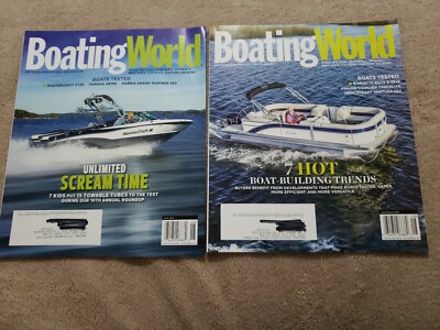 Boating World Magazine Lot Of 2 June-august 2019 | eBay
