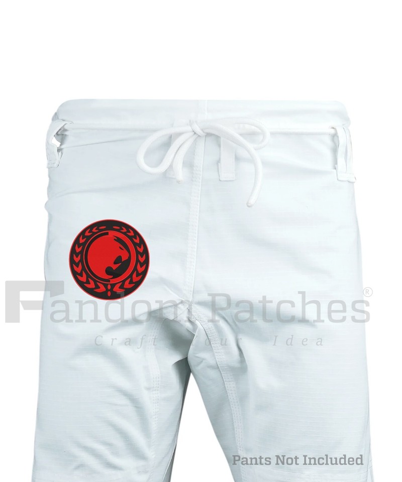 Renzo Gracie Jiujitsu Embroidery Patches Gracie BJJ Gi Patches Kimono ...