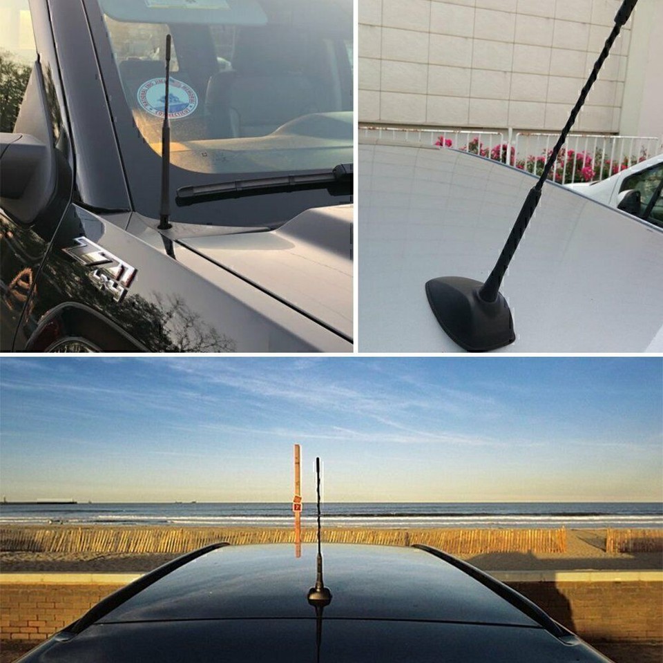 9" INCH FLEXIBLE CAR AERIAL BEE STING MAST ANTENNA ARIEL ARIAL RADIO AM ...