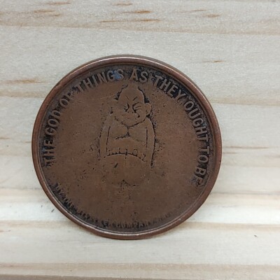 Antique Vtg Billiken Chicago Lucky Pocket Piece Coin Token Medal | eBay