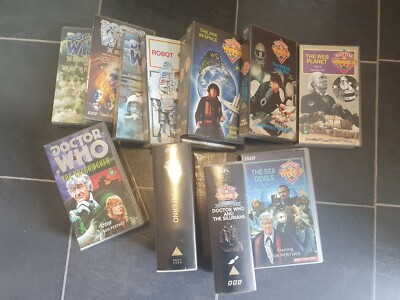 BBC - Doctor Who - Various VHS Videos - Collection - Cult TV - Bundle ...