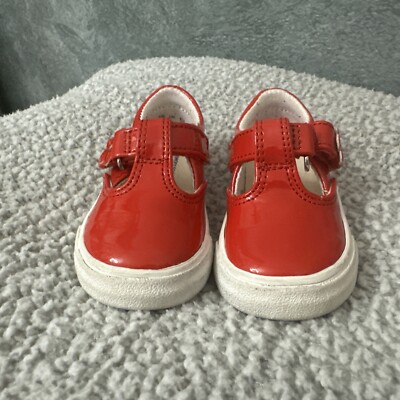 Keds Little Kids Daphne Patent Red Toddler Shoes Size 4 Memory Foam T ...