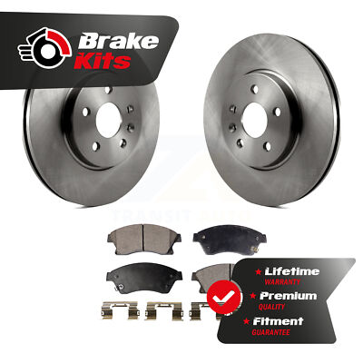 Front Disc Brake Rotors And Ceramic Pads Kit For 2013-2017 Buick Encore ...
