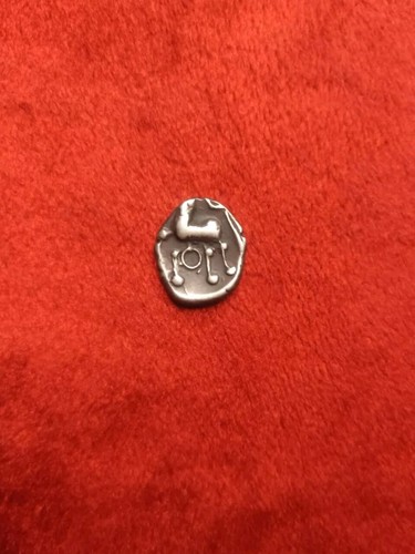 Ancient Celtic Silver Quinarius. GAUL, AEDUI. 1st Century BC. Roma ...