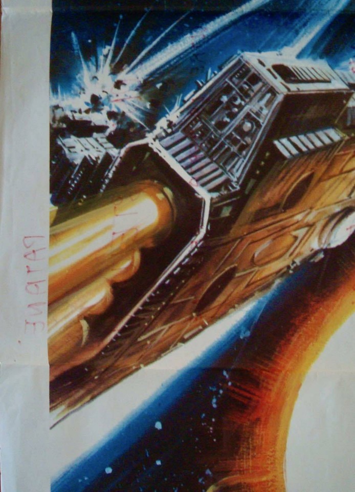 STAR CRASH STARCRASH Italian 2F movie poster A 39x55 CAROLINE MUNRO ...