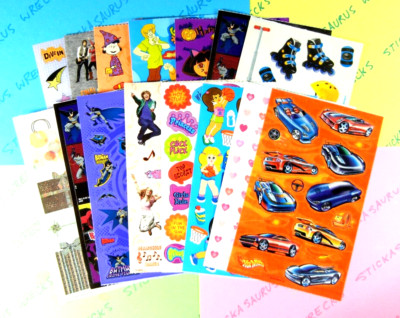 Vintage Sandylion Characters & Kids Stuff Sticker Sheets Lot Of 15 | eBay