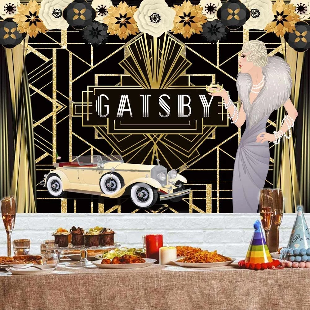 Great Gatsby Party Backdrop