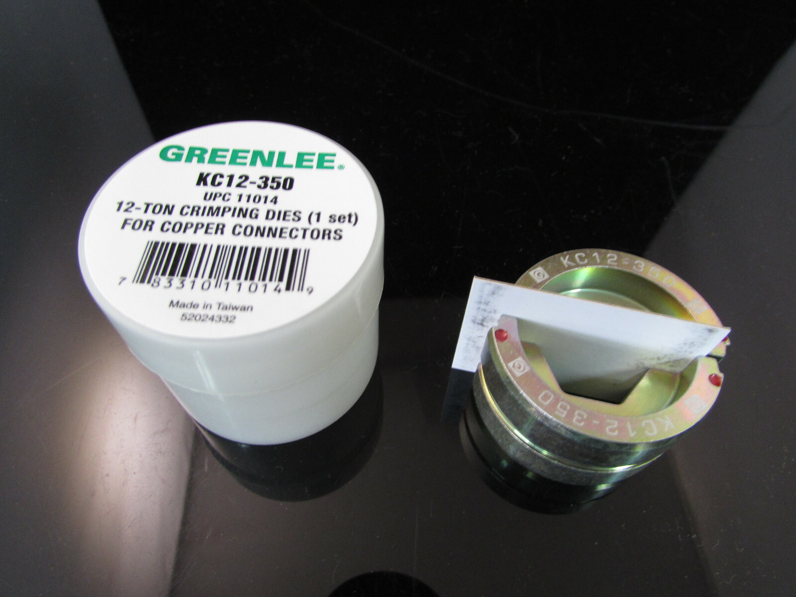 New Greenlee KC12-350 11014 12-Ton Hydraulic Copper Crimper U Die | eBay