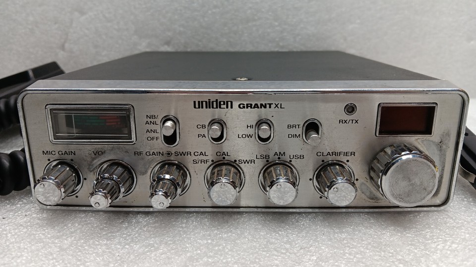 Uniden Grant XL CB Radio 40 Channel W/ Mic, Power Cord [UNTESTED] #99 ...