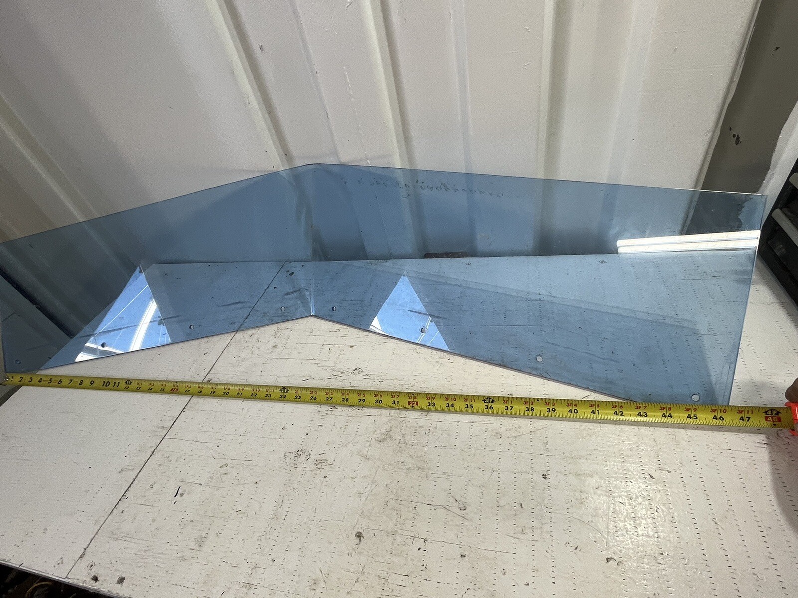 Boat’s Flybridge Plastic Windshield Light Blue, 5 Feet Long | eBay