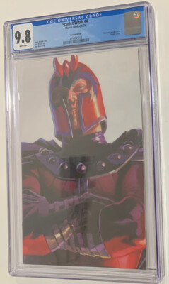 Marvel Scarlet Witch #4 Alex Ross Magneto Virgin Cover Graded 9.8 CGC ...