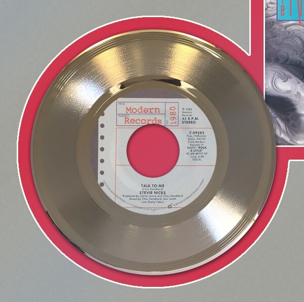 Stevie Nicks Talk To Me Framed 45 Picture Sleeve Record Display. | eBay