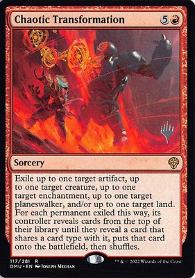 Promo Pack: Dominaria United, Chaotic Transformation p2-23095 | eBay