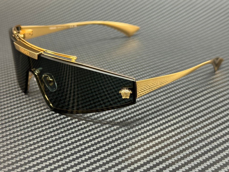 VERSACE VE2265 100287 Gold Grey Women's 70 mm Sunglasses | eBay