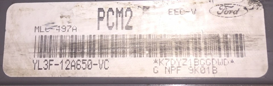 2000 FORD F150 PICK UP 4.6L MT COMPUTER ECM PCM YL3F-12A650-VC PCM2 | eBay