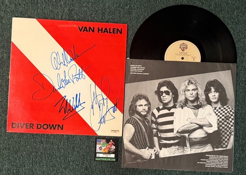 Van Halen Diver Down Album Signed 4X w/COA | eBay