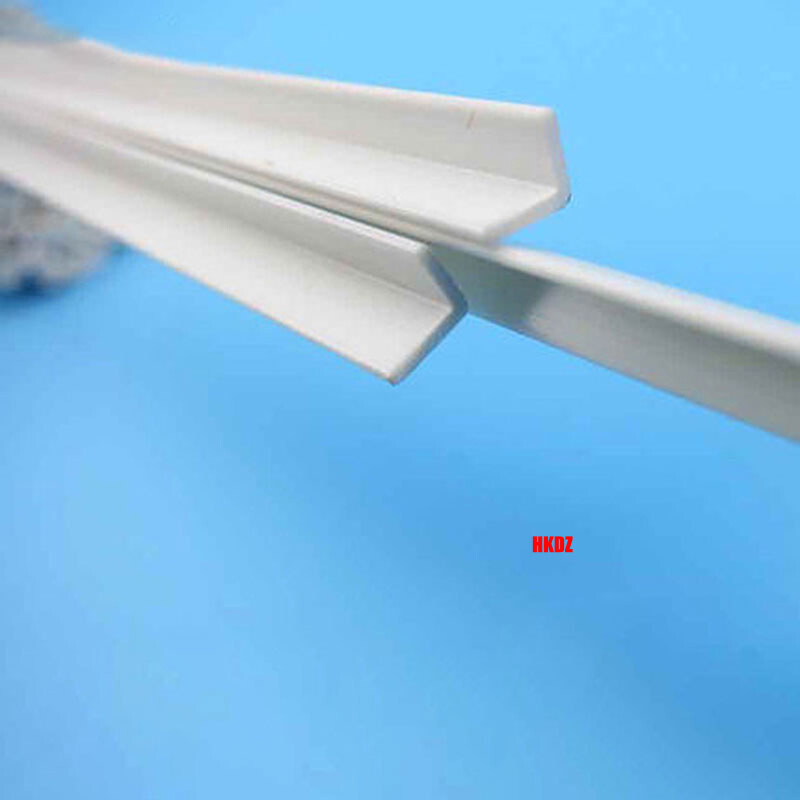 ABS Plastic Channel Strip Bar Angle-L Profile 250mm DIY Trims Craft ...