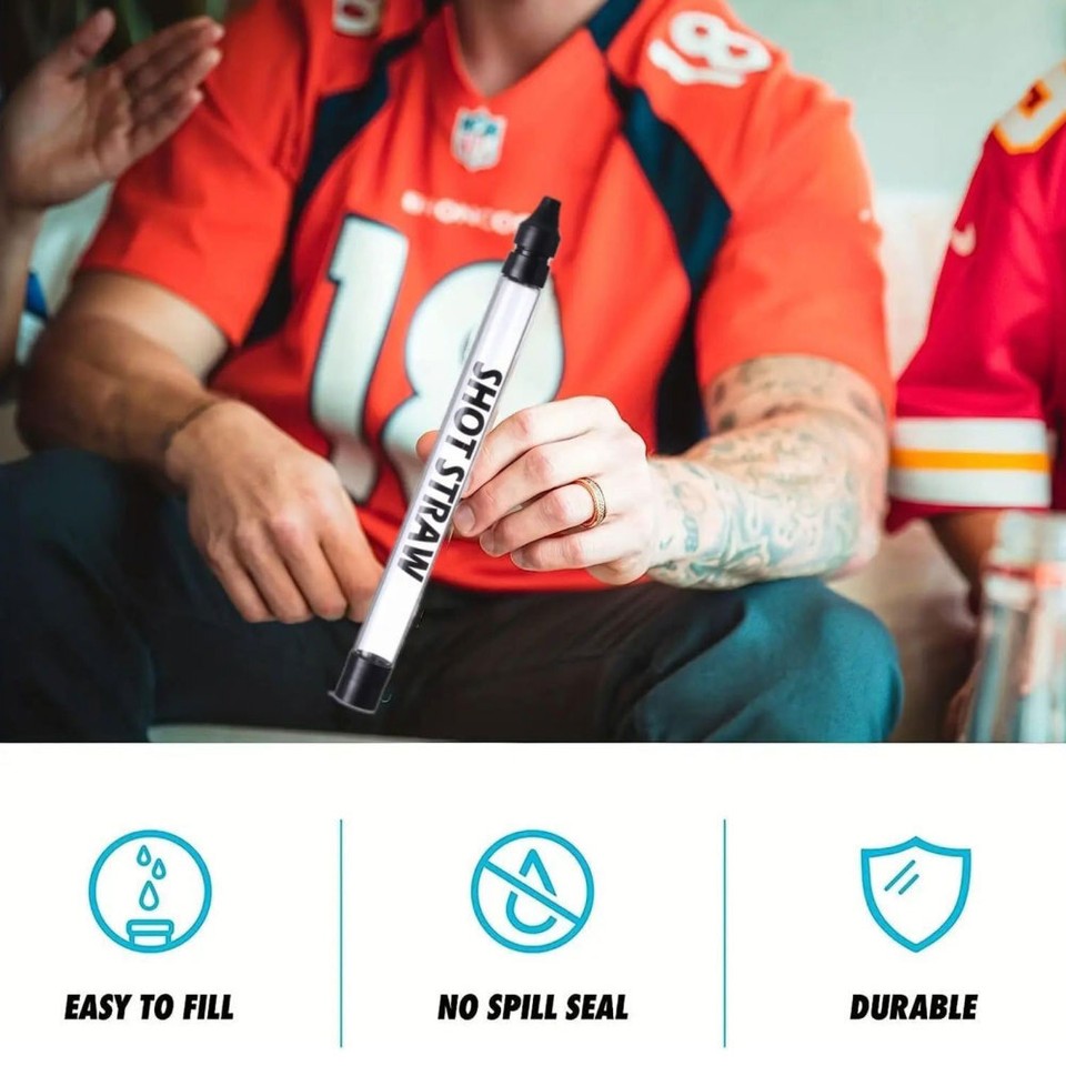 Reusable Shot Straw for All Standard Bottles, Tumbler | eBay