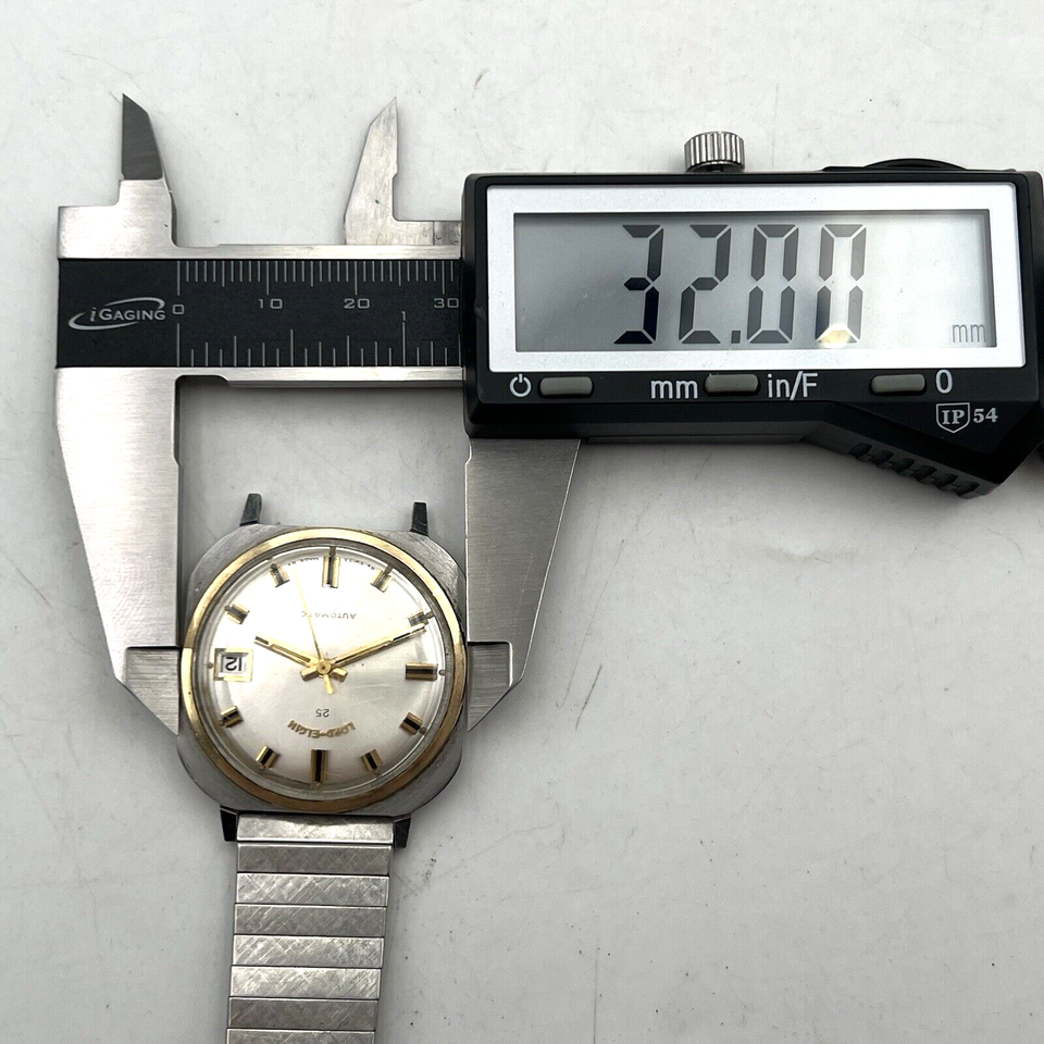 Vintage Lord-Elgin Automatic 25 Mens Wrist Watch. Lot.429 | eBay