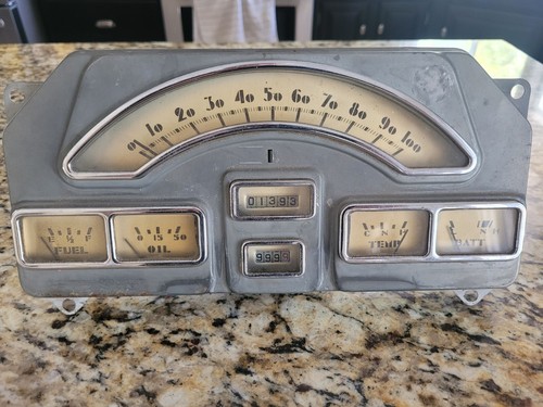 1939 Mercury Dash Gauge Cluster Speedometer Gauges Instrument cluster ...