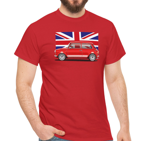 Austin Mini Inspired Classic English Car Themed Softstyle T-Shirt | eBay