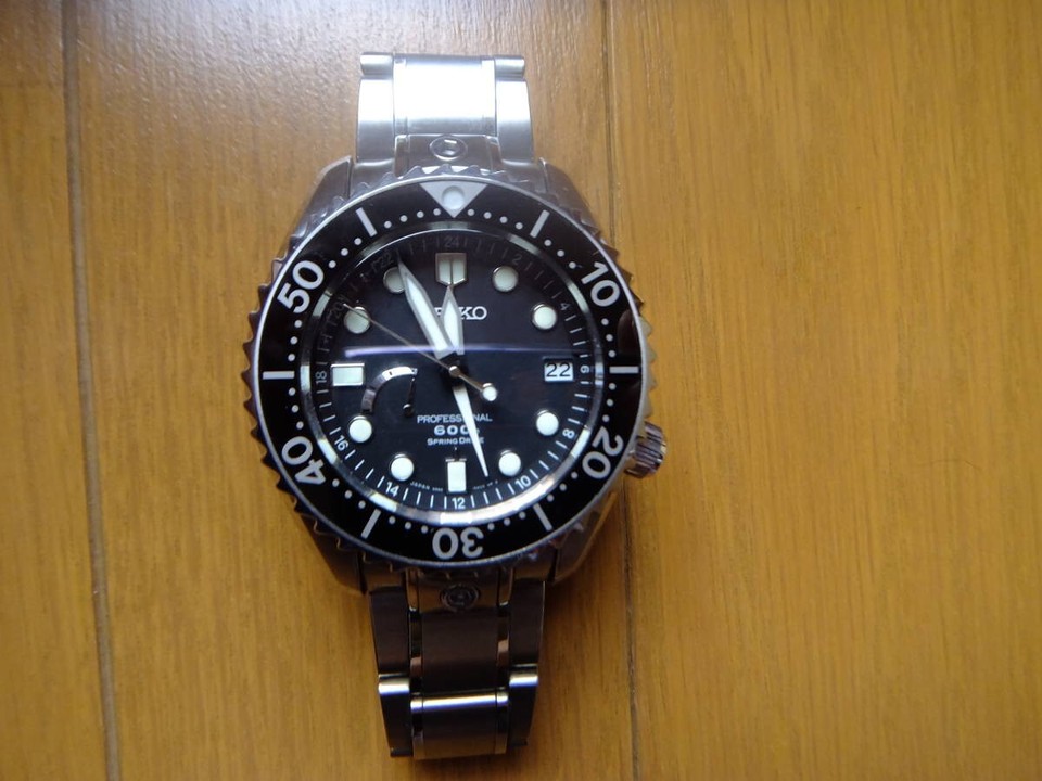 Seiko Marinemaster SBDB001 Spring Drive 600m Diver 5R66 Titanium ...