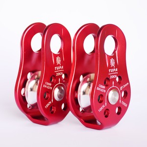 Pack 2 Single Fixed Pulley for Block and Tackle Hauling Rigging System ...