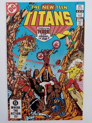New Teen Titans # 28 Key 1st Full App Terra Judas Contract Deathstroke ...