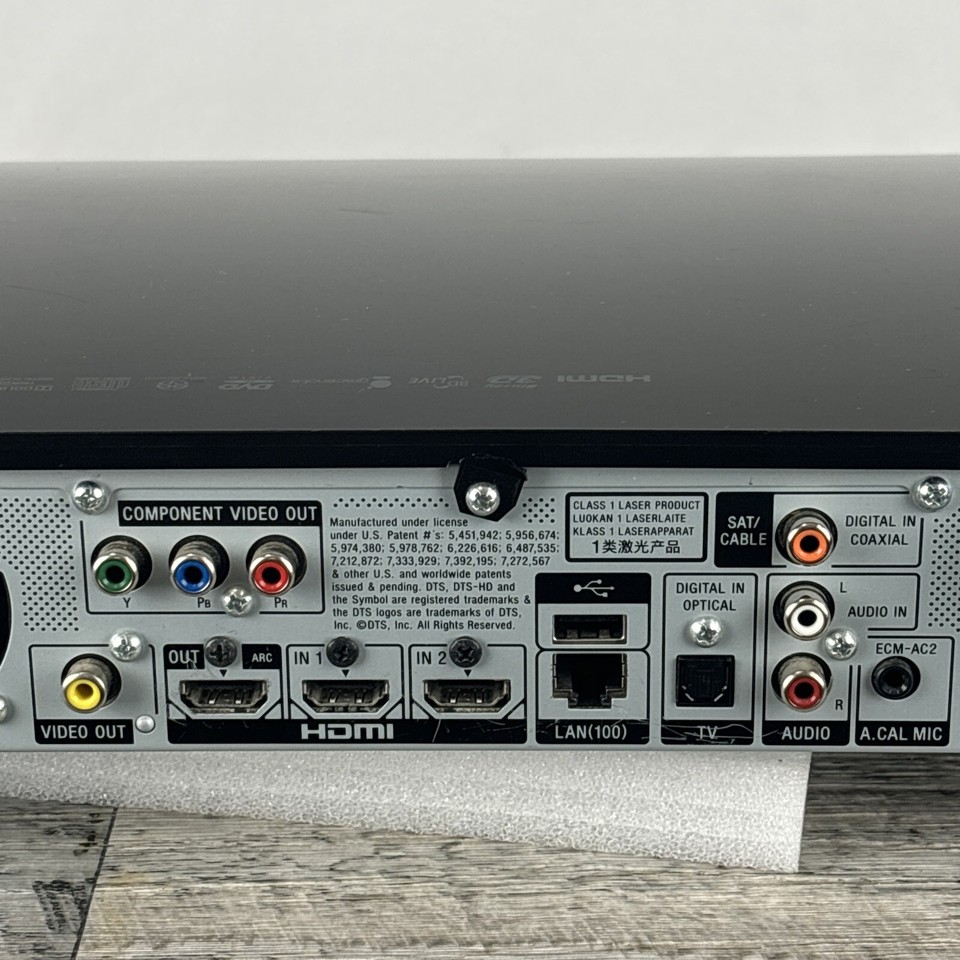 Sony BDV-E780W HBD-E780W Receiver Wi-Fi Blu-Ray DVD Wireless ...