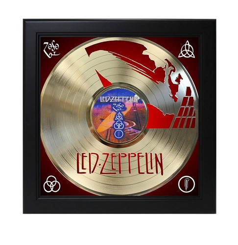 LED Zeppelin Laser Cut Schallplatte mit Poster Kunst Shadowbox C3 | eBay