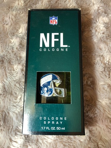 NFL NEW YORK GIANTS Vintage Collectible Cologne by Shiara 1.7 oz spray ...