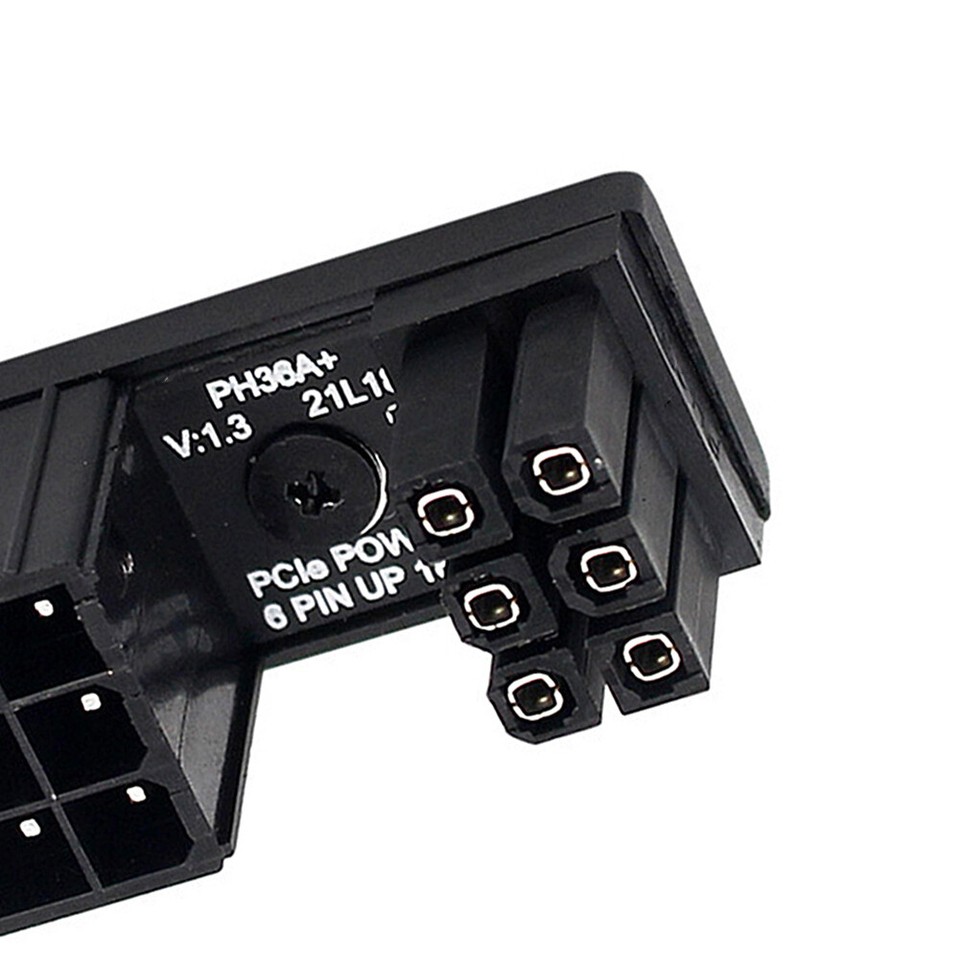 Turn Connector 8 Pin GPU PCIe 6 Pin for PC Computer Graphics Card ...