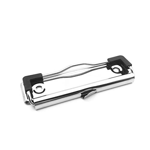 10 Pack Clipboard Clips 3.94" Mountable Metal 10cm with Hook and Rubber ...