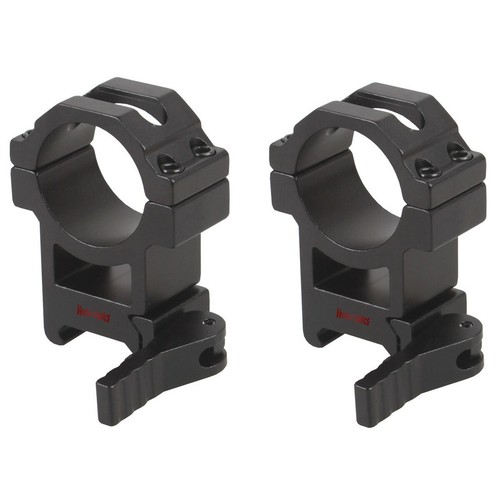 30mm Quick Release QD MEDIUM Picatinny Mount Scope Rings Fit Most 30mm ...