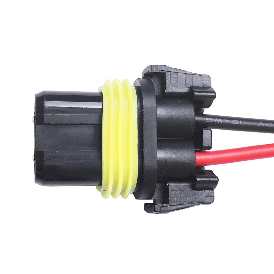 4pcs 9006 9005 Headlight High / Low Beam Female Connector Wiring ...